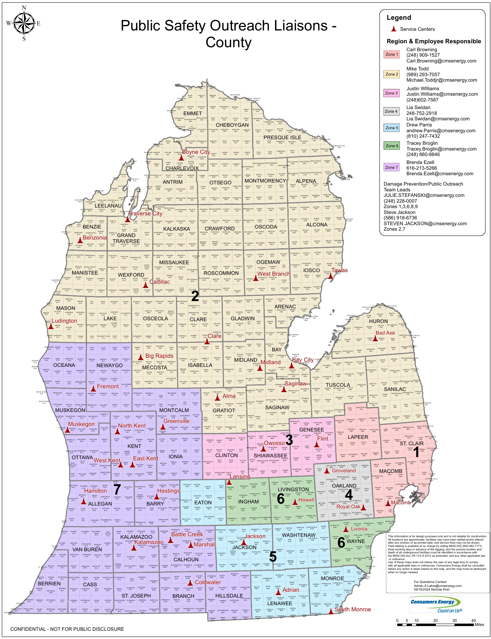 Construction Around Lines | Consumers Energy